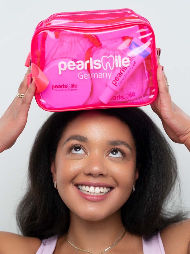 Professional teeth whitening at home with PearlSmile®
