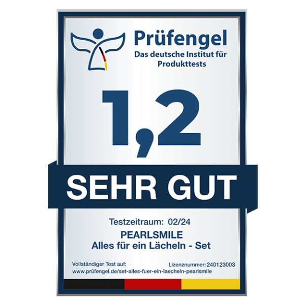 Professional teeth whitening at home with PearlSmile®